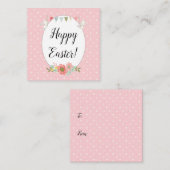 Cute Bunnies Happy Easter Note Card | Zazzle