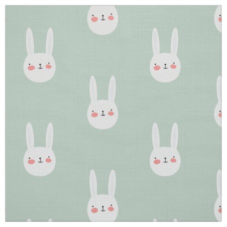 Rabbit Fabric | Zazzle