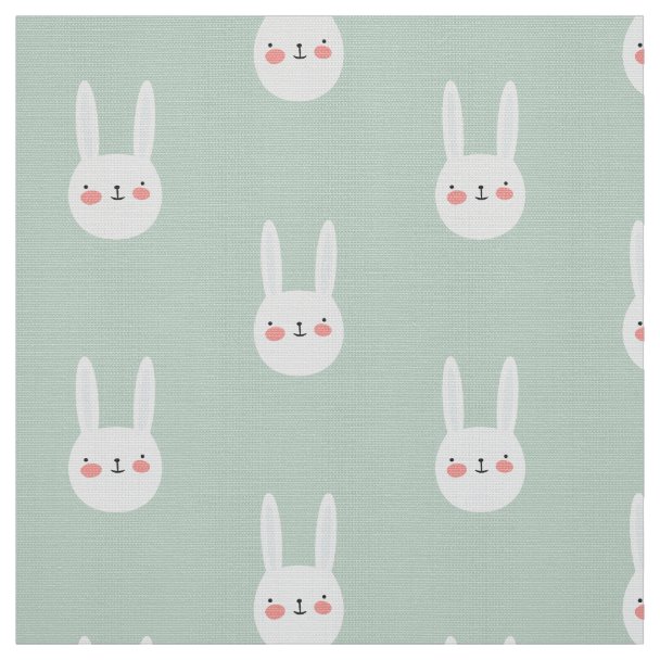 Rabbit Fabric | Zazzle