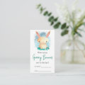 Cute bunny How many gummy bunnies game Enclosure Card | Zazzle