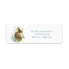 Cute Bunny Return Address Label | Zazzle.com