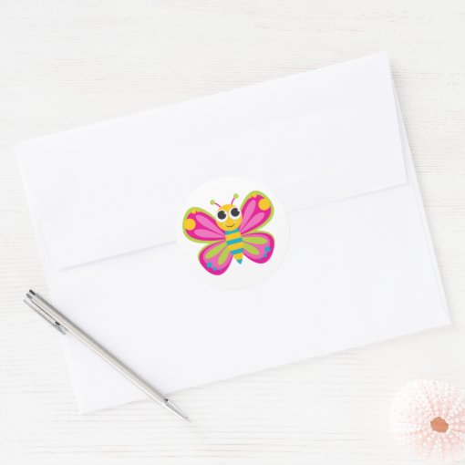 Cute Butterfly Stickers | Zazzle