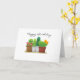 Cute Cactus /Succulent Garden Happy Birthday Card | Zazzle