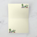 Cute Cactus Succulent Potted Plants Happy Birthday Card | Zazzle