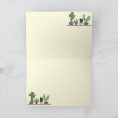Cute Cactus Succulent Potted Plants Happy Birthday Card | Zazzle