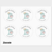Cute Cake Mixer Bakery Business Classic Round Stic Classic Round ...