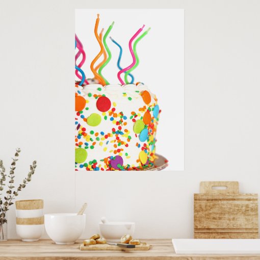 Cute Cake Poster | Zazzle