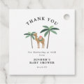 Cute Camel Baby Shower Thank You Favor Tag | Zazzle