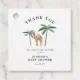 Cute Camel Baby Shower Thank You Favor Tag | Zazzle