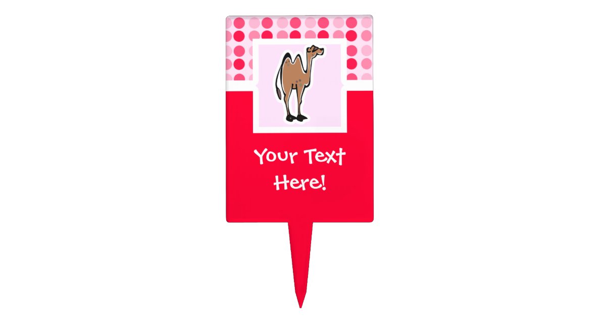 Cute Camel Cake Topper | Zazzle