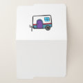 Cute Camper File Folder | Zazzle