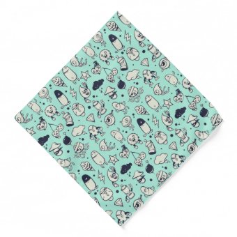 Cute Cartoon Character Bandana | Zazzle