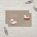 Cute Cartoon Chicken Hen Business Card | Zazzle