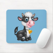 Cute Cartoon Cow Mouse Pad | Zazzle