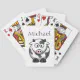 Cute Cartoon Cow Personalized Poker Cards | Zazzle