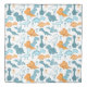 Cute Cartoon Dinosaurs Orange/Teal ID459 Duvet Cover | Zazzle