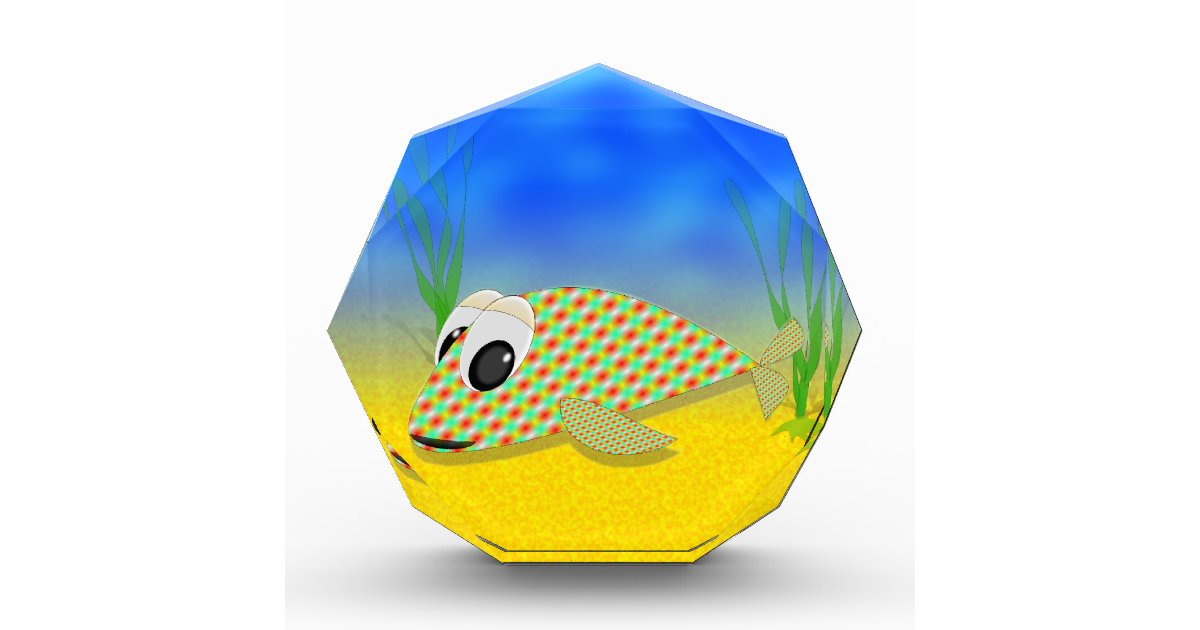 Cute Cartoon Fish Award | Zazzle
