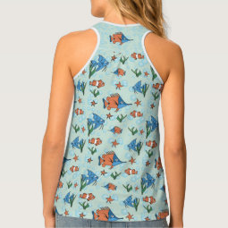 Cute Cartoon Fish Tank Top | Zazzle