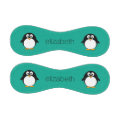 cute cartoon penguin emerald and black baseball | Zazzle
