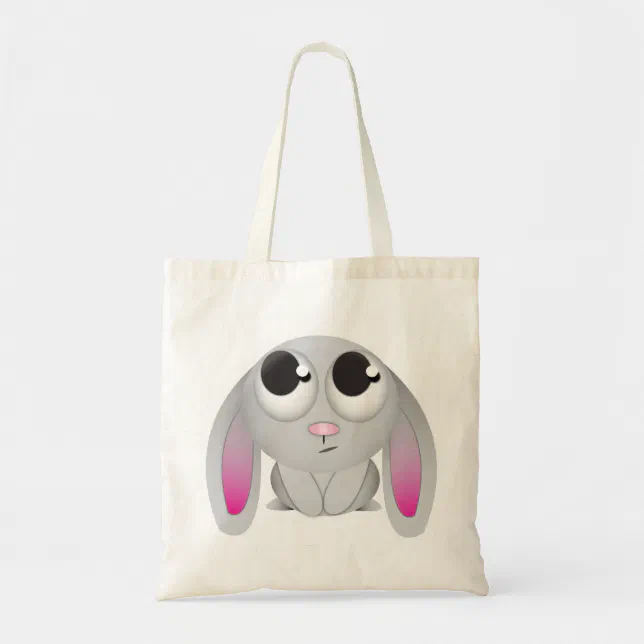 Cute Cartoon Rabbit Tote Bag | Zazzle