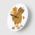 Cute Cartoon Two-Humped Camel Wall Clock | Zazzle