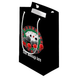 Cute Casino Gambling party Small Gift Bag | Zazzle