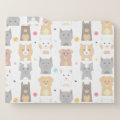 Cute Cat and Dog Pattern File Folder | Zazzle