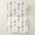 Cute Cat and Dog Pattern File Folder | Zazzle