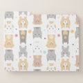 Cute Cat and Dog Pattern File Folder | Zazzle