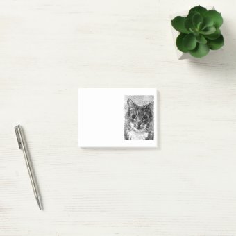 Cute Cat C64 Style Hand-Drawn Pixel Art Post-it Notes | Zazzle