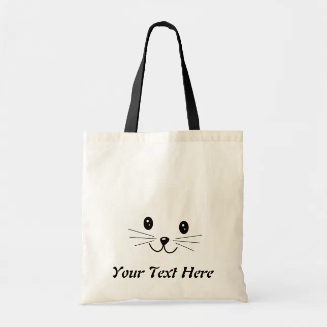 Cute Cat Face. Tote Bag | Zazzle