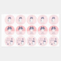 Cute Cat School Preschool Labels | Zazzle