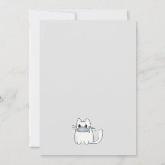 Cute Cat with Prize Fish Birthday Invitation | Zazzle