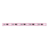 Cute Cats & Kawaii Kittens (Pink) Satin Ribbon | Zazzle