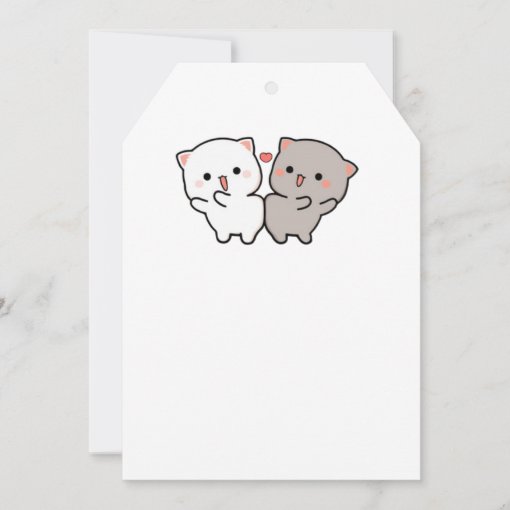 cute cats mochi invitation | Zazzle