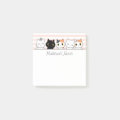 Cute Cats Personalized Post-it Notes | Zazzle