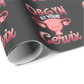 Cute Cervix Obstetrician Gynecologist Doctor OBGYN Wrapping Paper | Zazzle