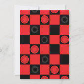 Cute Checkers Board Games Kids Birthday Party Invitation | Zazzle