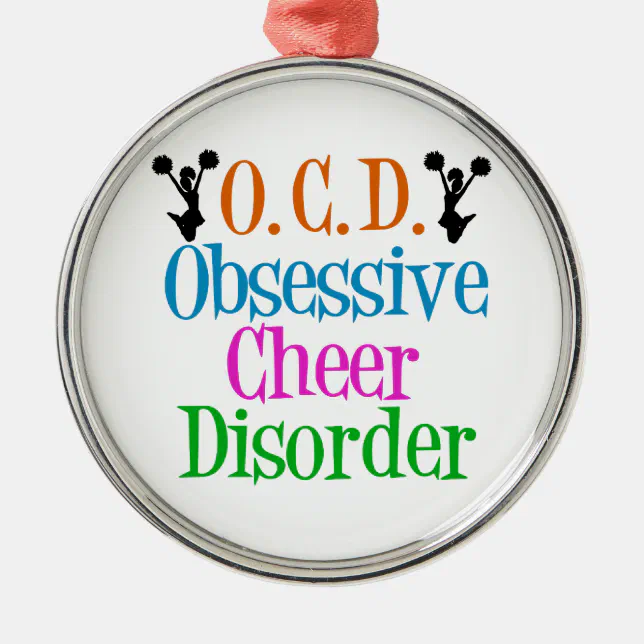 Cute Cheerleading Metal Ornament | Zazzle