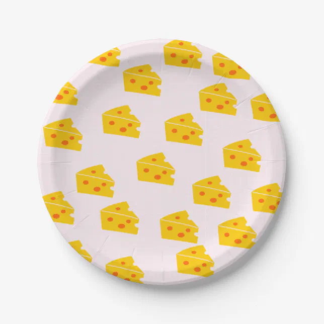 Cute Cheese Paper Plates | Zazzle