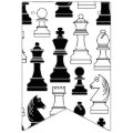 Cute Chess Board Games Kids Birthday Party Bunting Flags | Zazzle