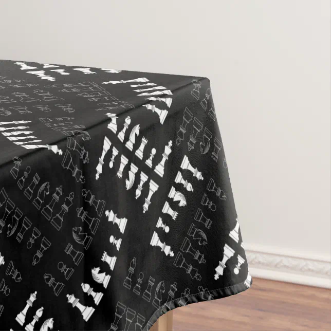 Cute Chess Board Games Kids Birthday Party Tablecloth | Zazzle