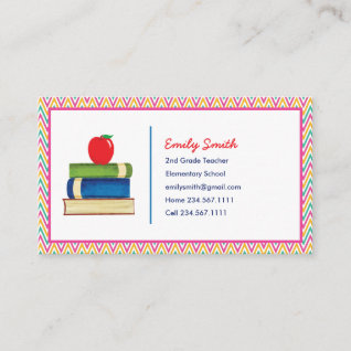 Substitute Teacher Business Cards | Zazzle
