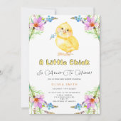 Cute Chick About to Hatch Baby Shower Invitation | Zazzle