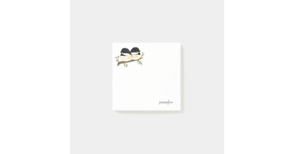 Cute Chickadees Bird Post-it® Notes | Zazzle