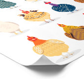 Cute Chicken Poster | Zazzle