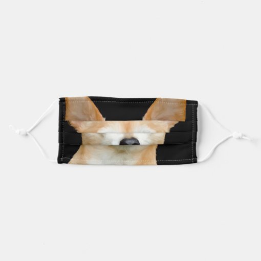 Cute Chihuahua Dog Art Pet Portrait Adult Cloth Face Mask | Zazzle