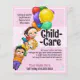 Cute Child Care Day Care 5x6 Kids & Balloons Promo Flyer | Zazzle