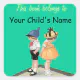 Cute Children's Nameplate /Bookplate Stickers | Zazzle