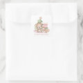 Cute Christmas Bear Sticker | Label | Zazzle